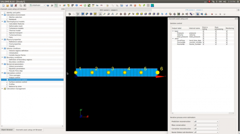 [Salome CFD Tutorial 1] Simulating a simple 2D channel flow from A to Z ...