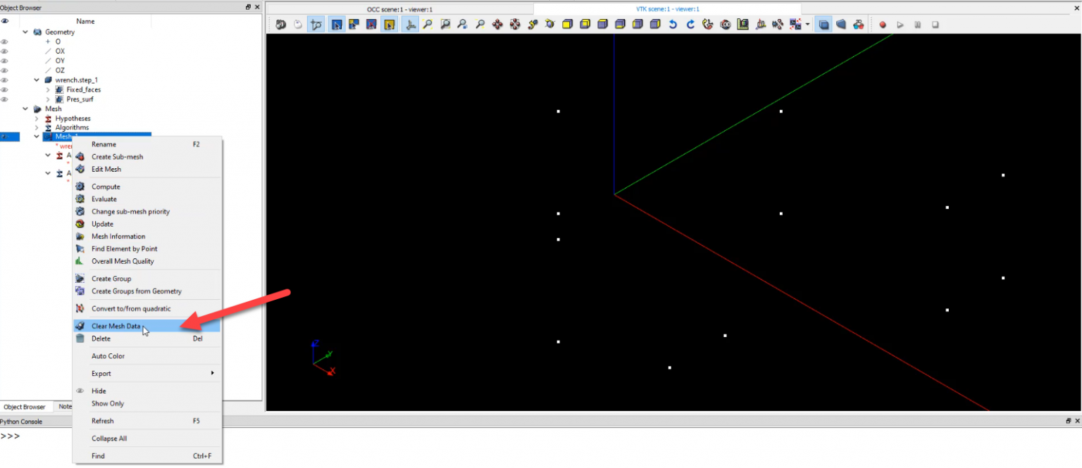 [Full Tutorial] Linear Static FEA Simulation of a Wrench with Salome ...
