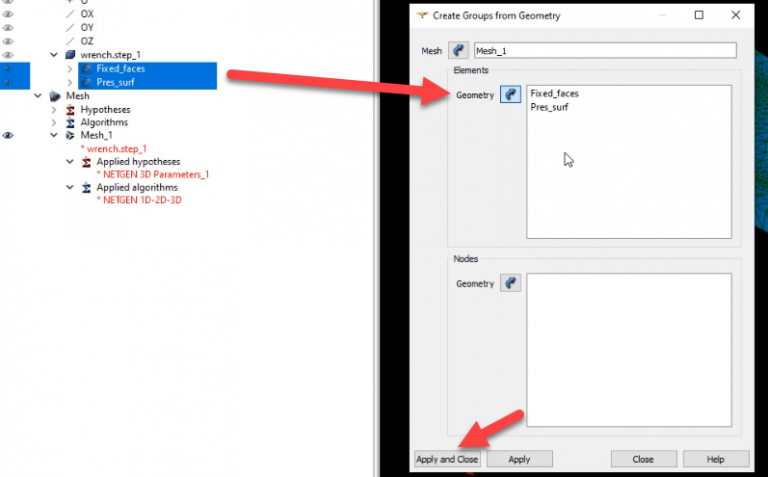 [Full Tutorial] Linear Static FEA Simulation of a Wrench with Salome ...