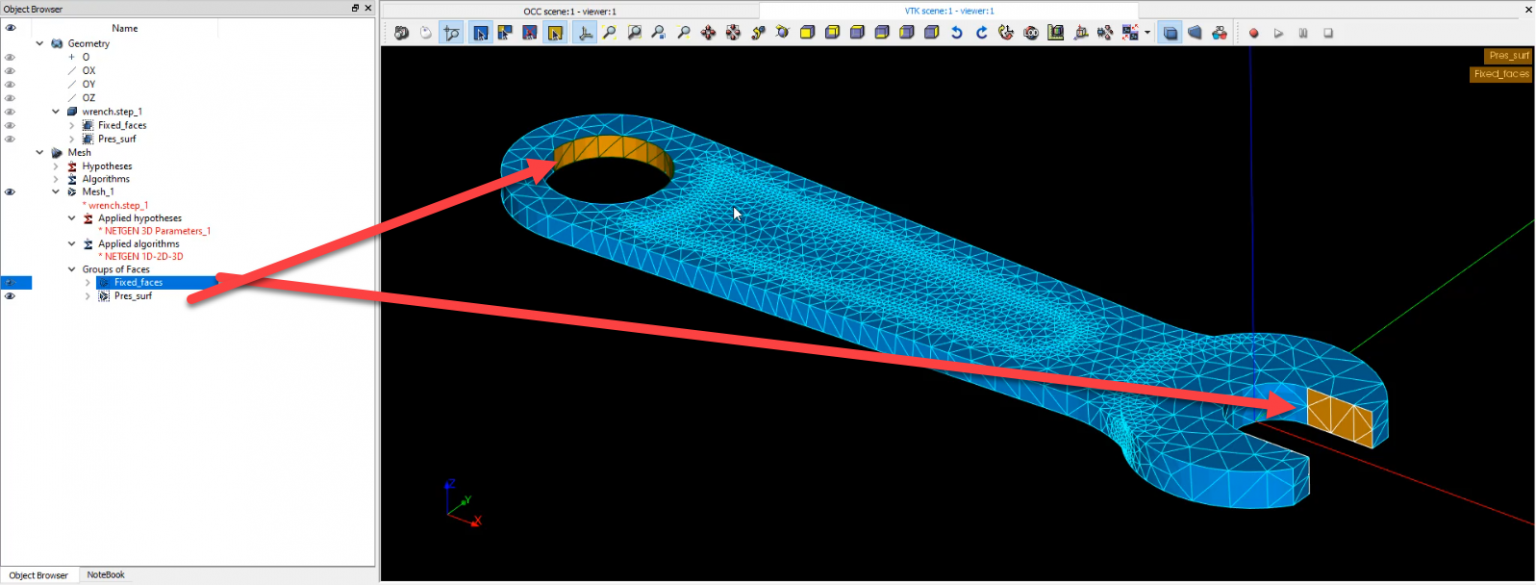 [Full Tutorial] Linear Static FEA Simulation of a Wrench with Salome Meca -- FEAForall