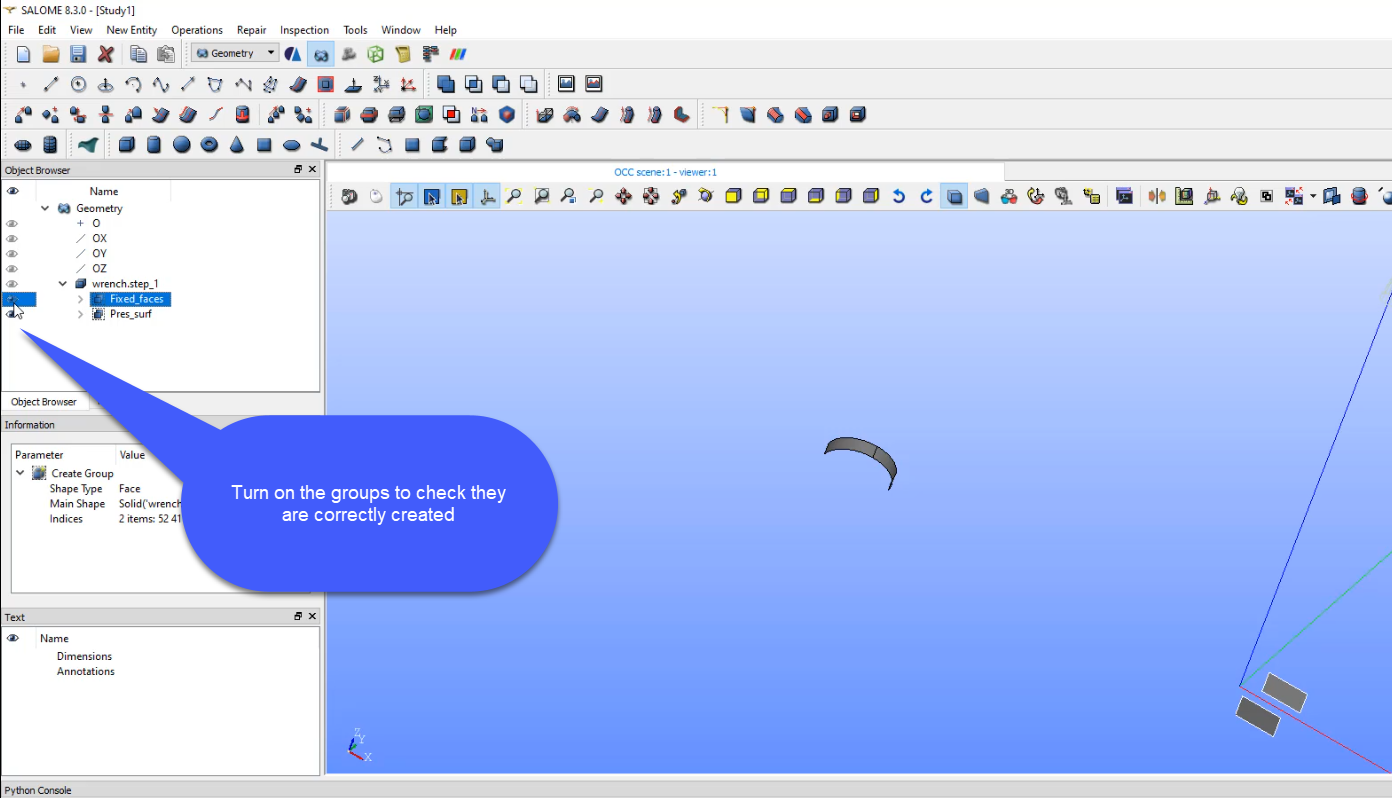 [Full Tutorial] Linear Static FEA Simulation of a Wrench with Salome ...