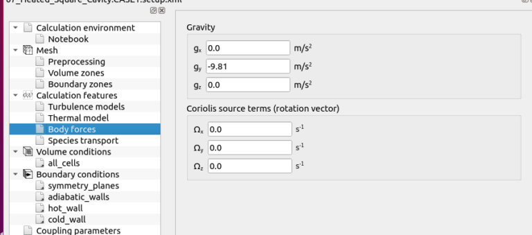 [Salome CFD/Code Saturne] Heated Square Cavity Tutorial
